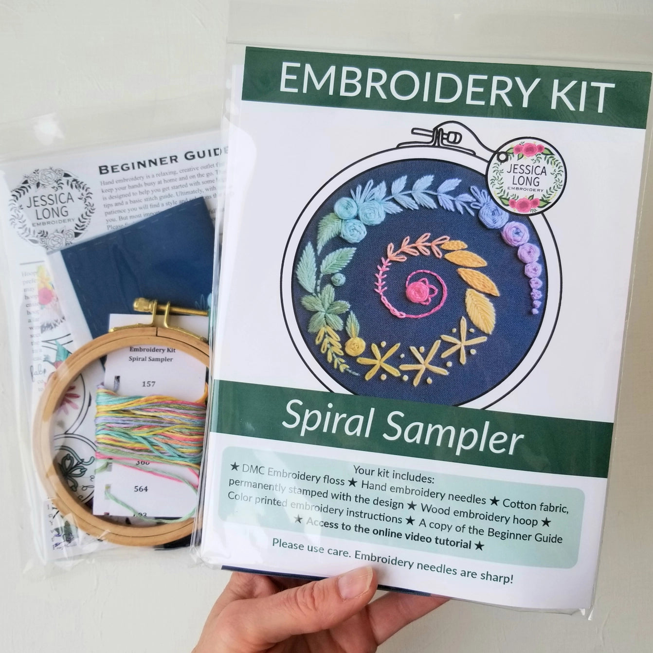 Spiral Sampler Embroidery Kit – Ash & Elm Quiltery