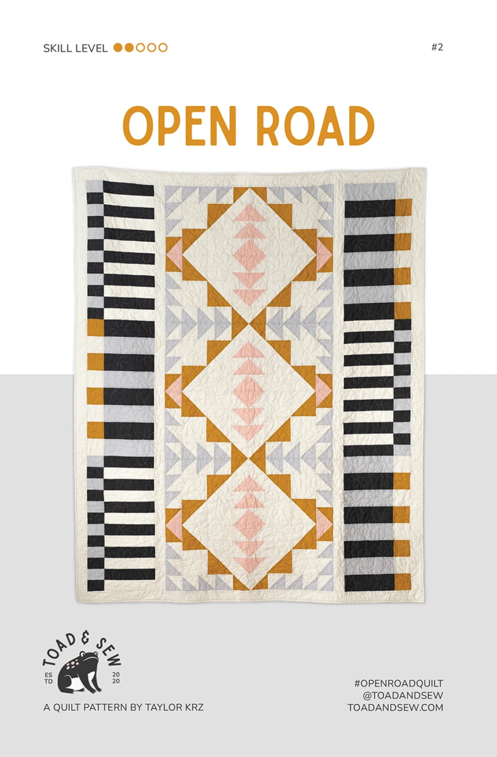 Open Road Quilt Pattern by Toad & Sew – Ash & Elm Quiltery